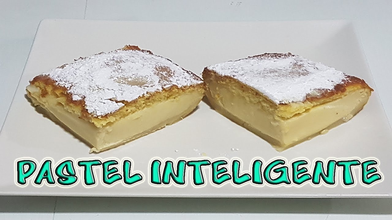 RECETA DE PASTEL INTELIGENTE---TARTA MAGICA - YouTube