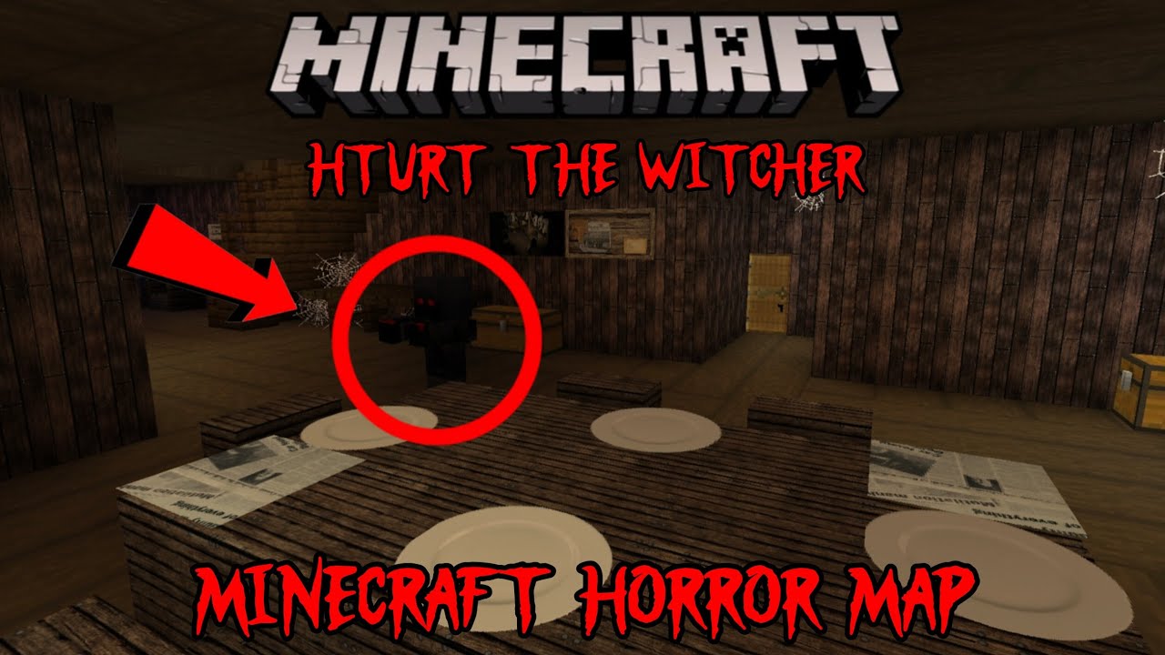 HTURT The Witcher - Minecraft PE Horror Map - YouTube