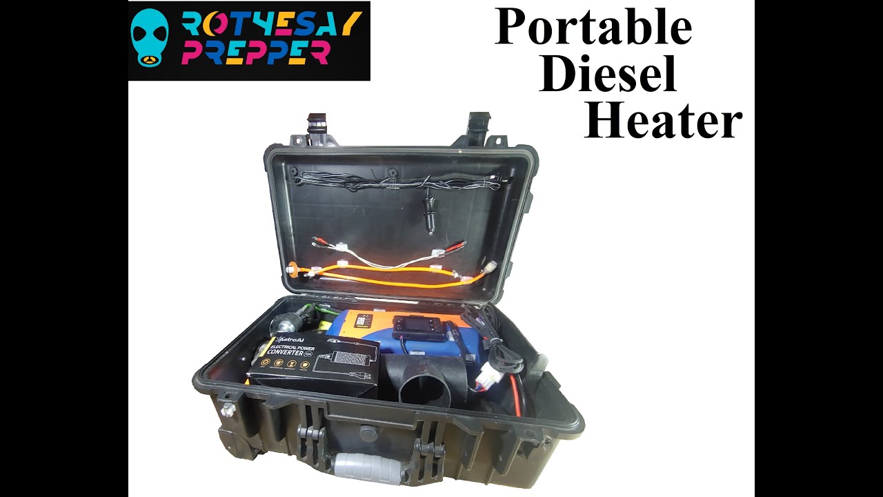Portable Diesel Heater Build - YouTube