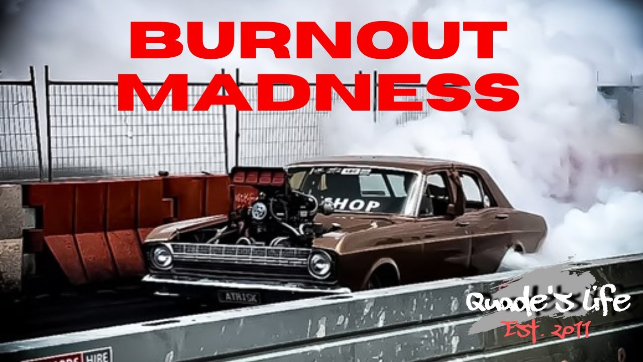 BURNOUT MADNESS ON SKIDROW AT MOTORVATION 37 - YouTube