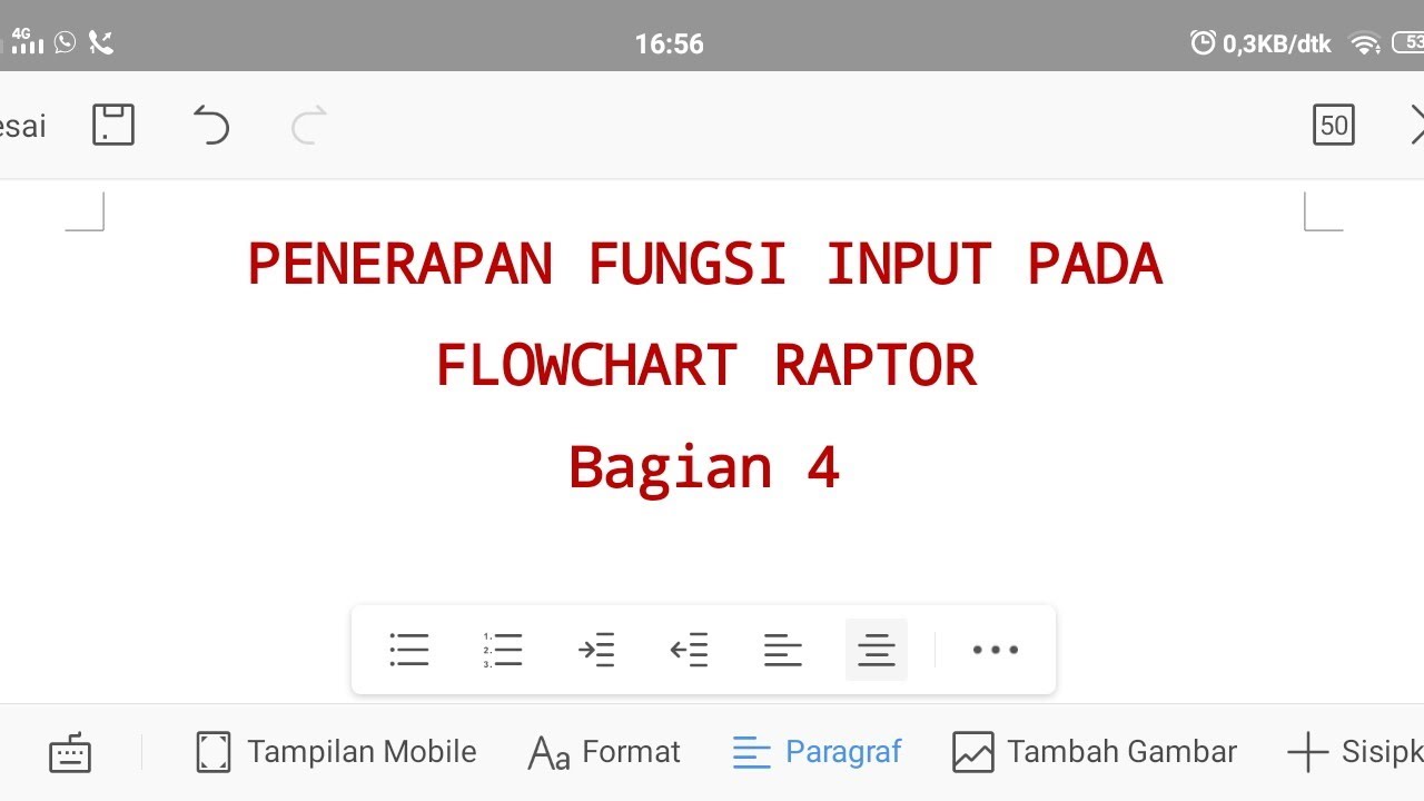 penerapan studi kasus pada flowchart no 3 - YouTube