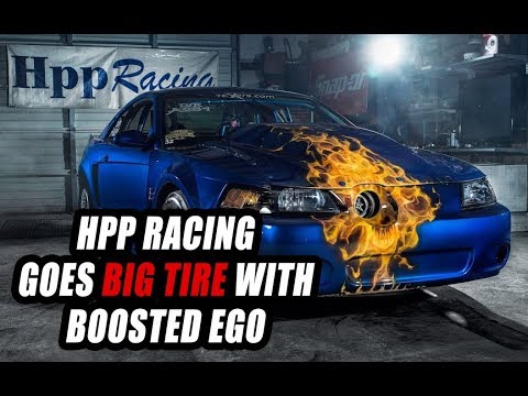 HPP Racing trades Cobra shop car to go BIG TIRE with Boosted Ego - YouTube