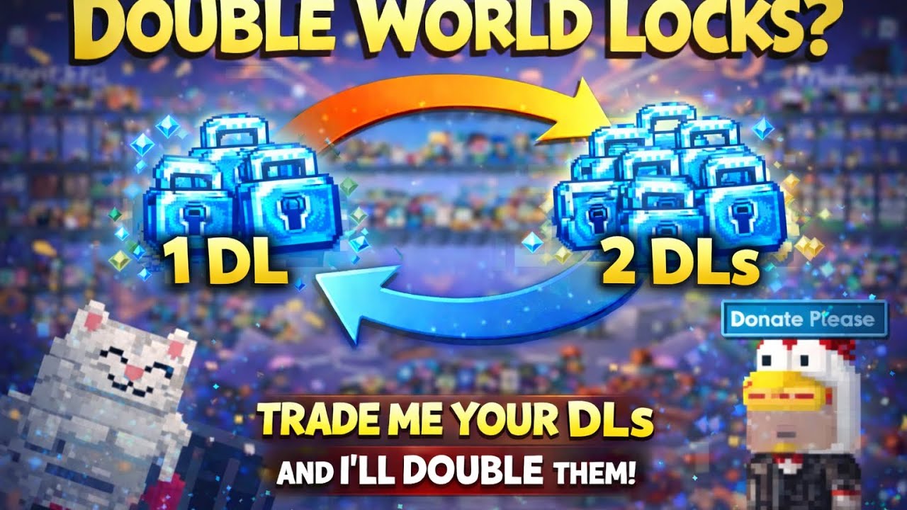 Double World Locks! Growtopia - YouTube