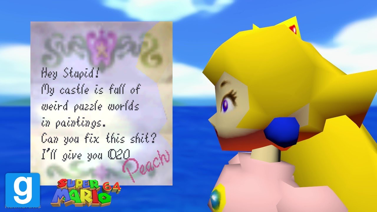 Super Mario 64 Opening Intro Remade in Gmod (Gmod Animation) - YouTube