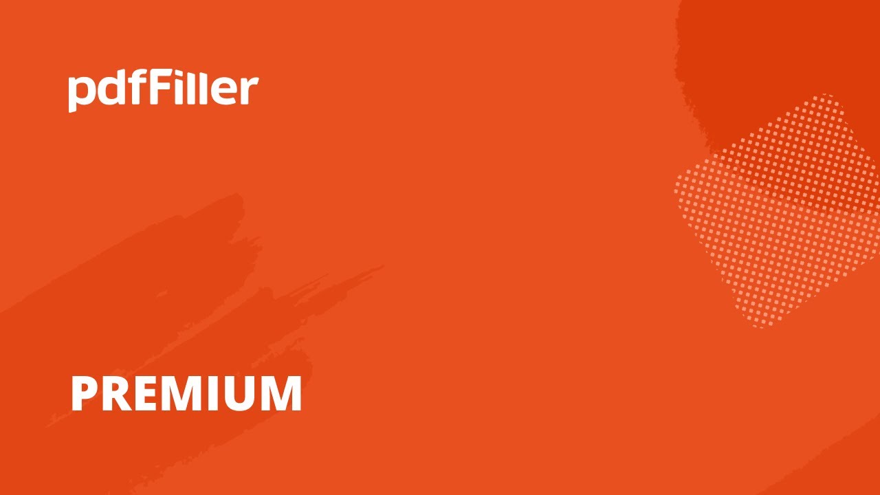 pdfFiller Premium Plan - Powerful PDF Editor for Teams - YouTube