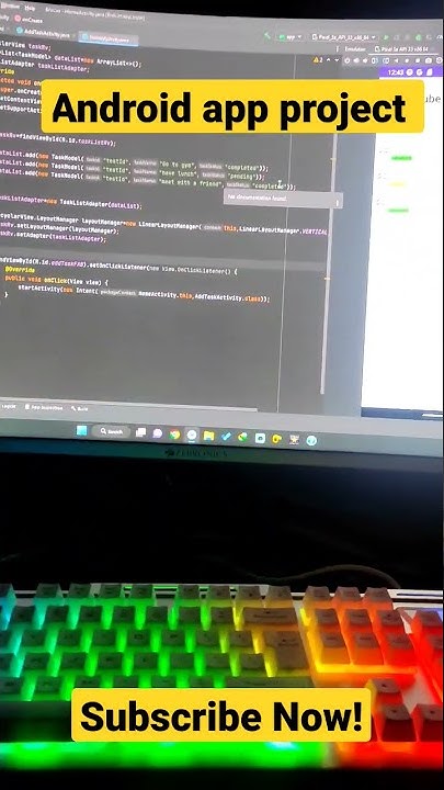 Android App Project: Task manager app in Android studio| learn Android app development in hindi ...