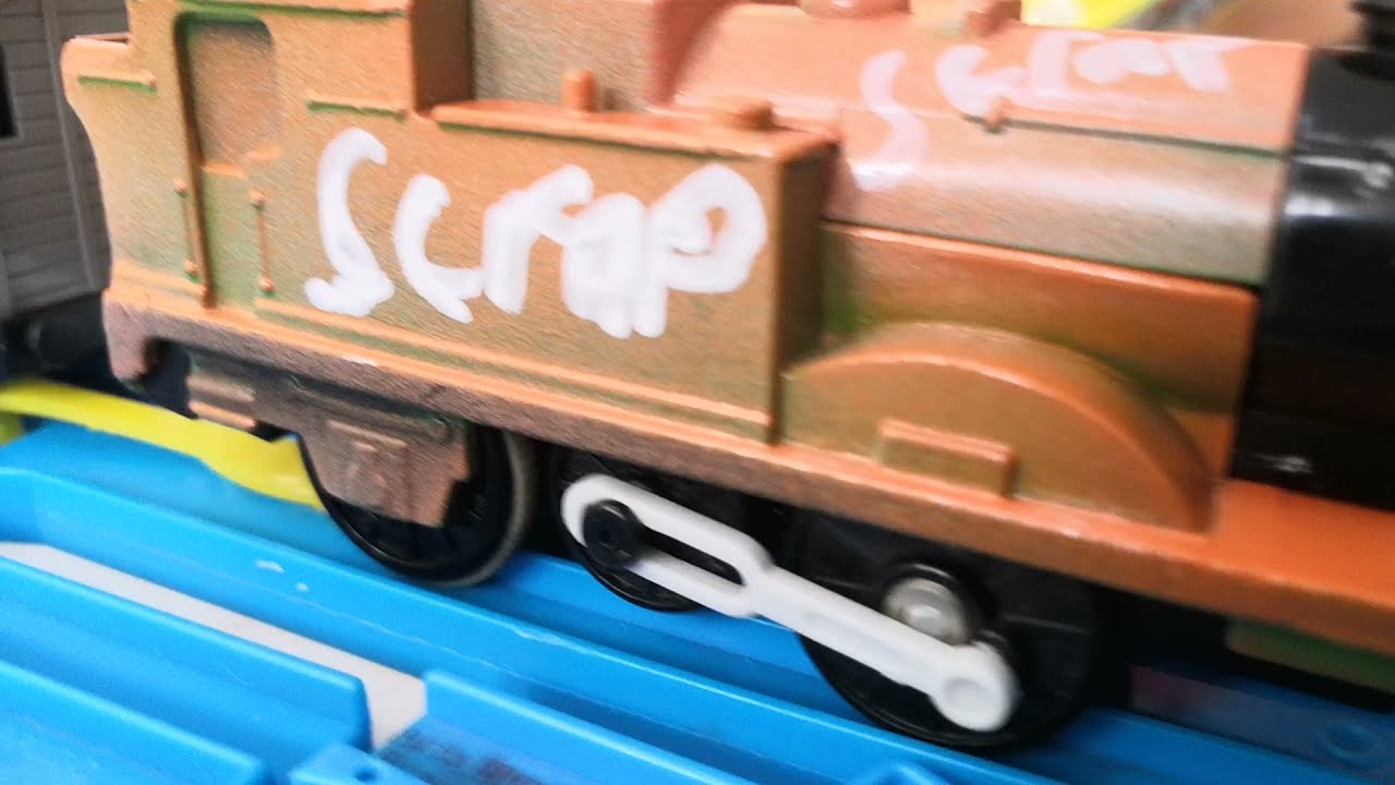 tomy plarail trackmaster Custom scrap Oliver run - YouTube