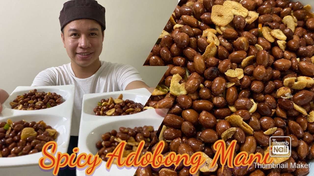 Spicy Adobong Mani ( Spicy Garlic Roasted Peanut) - YouTube
