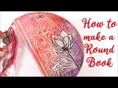 How to make a Round Book - YouTube