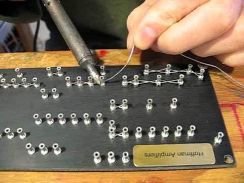 Soldering the laced lugs - YouTube
