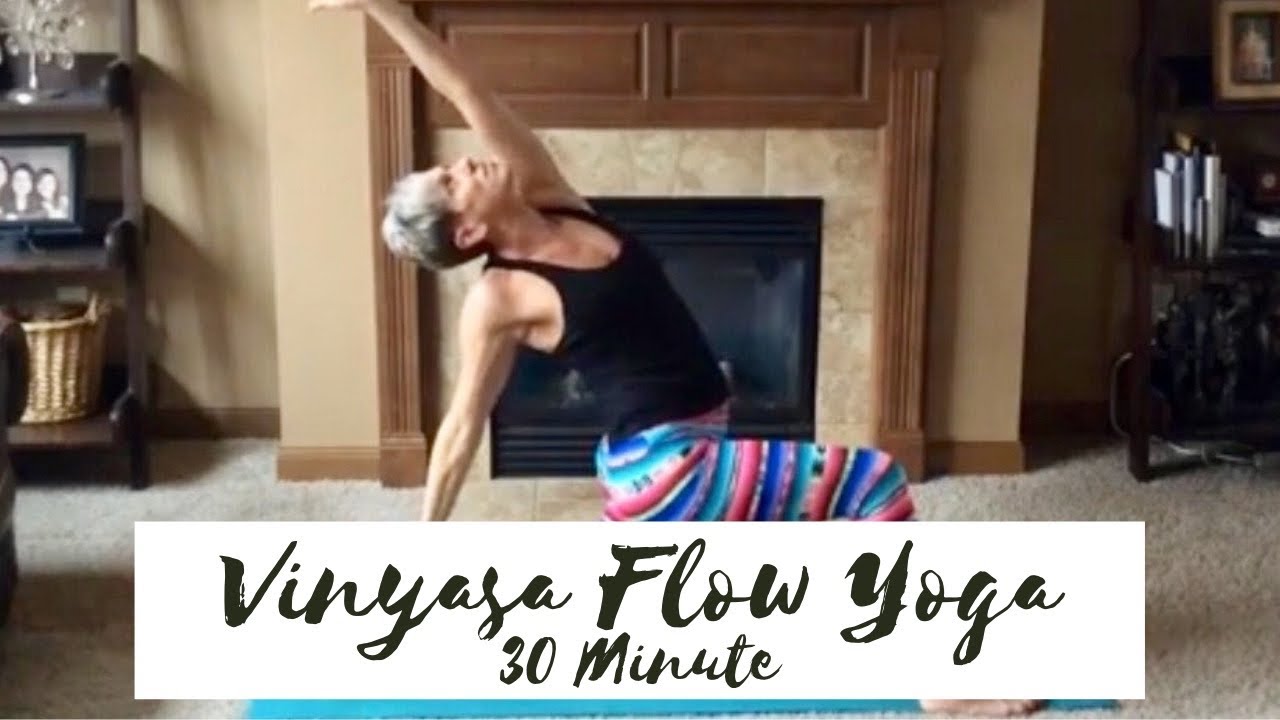 VINYASA FLOW YOGA | 30 MIN POWER YOGA CLASS | AT HOME YOGA FOR WEIGHT ...