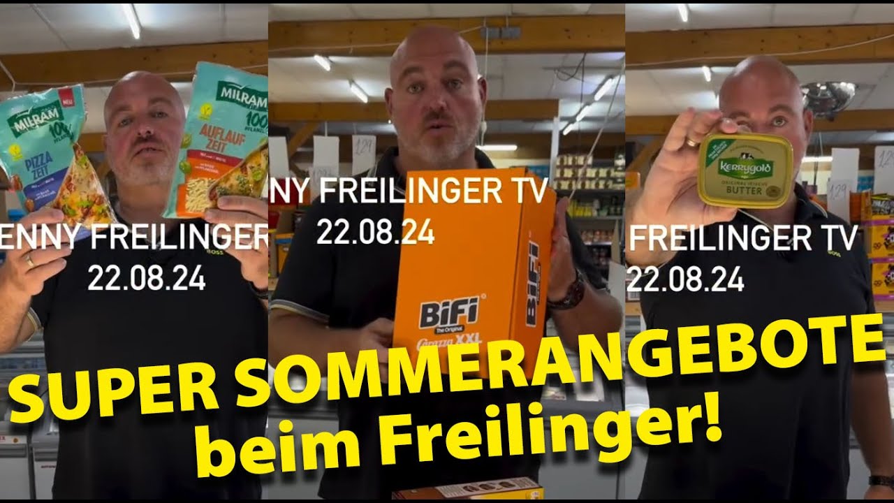 Freilinger TV KW34 SUPER SOMMERANGEBOTE beim Freilinger - YouTube