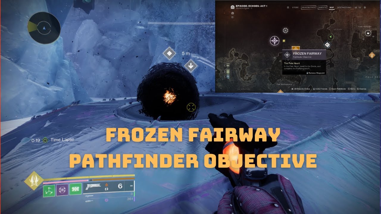 Frozen Fairway - Pathfinder Objective | Purifying Event in the Divide ...