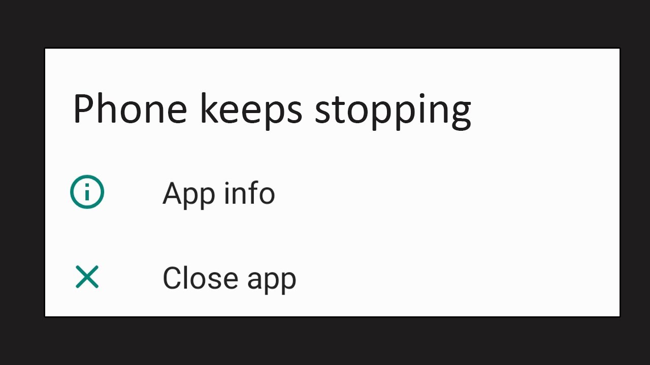 How to fix phone keeps stopping close app problem android 2025 | phone ...