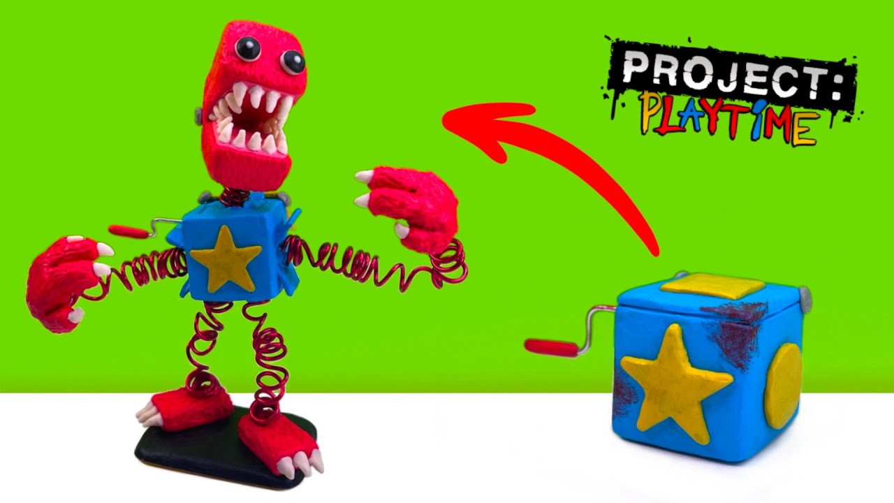 Boxy Boo and his Music Box Project: Playtime | EASY Clay Tutorial - YouTube
