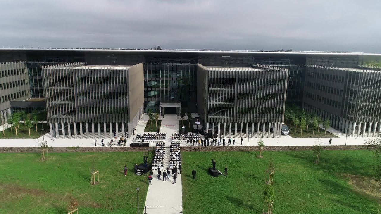 Inauguration Bâtiment M - Mérignac - Dassault Aviation - YouTube