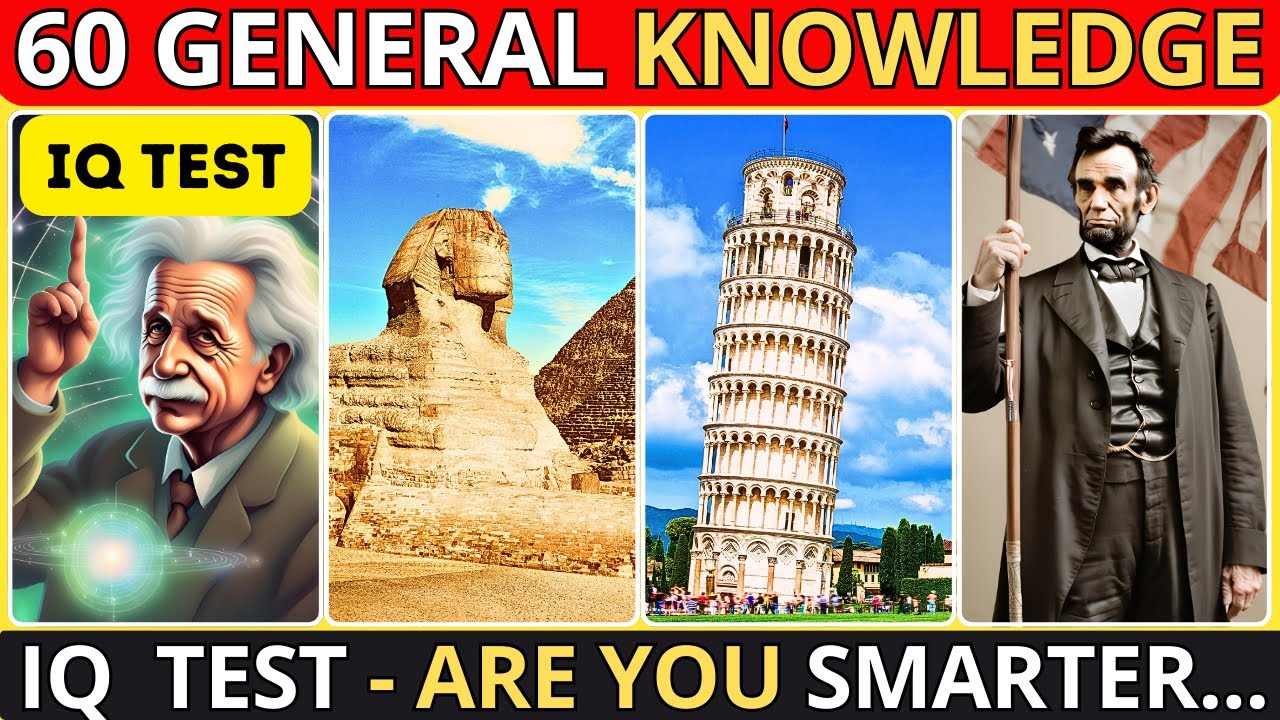 New Quiz 60 General Knowledge Questions 2024 - World Quiz - How Smart ...