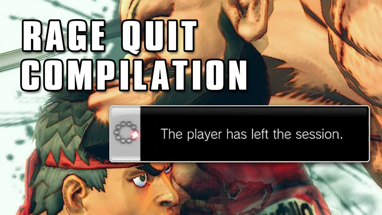 Rage Quit Compilation | #usf4 - YouTube
