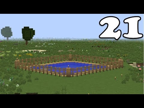 🌽🍏🍞 Superflat Overworld ตอนที่ 21 วางกับดักสัตว์น้ำ - มายคราฟโลกเเห่งอาหาร