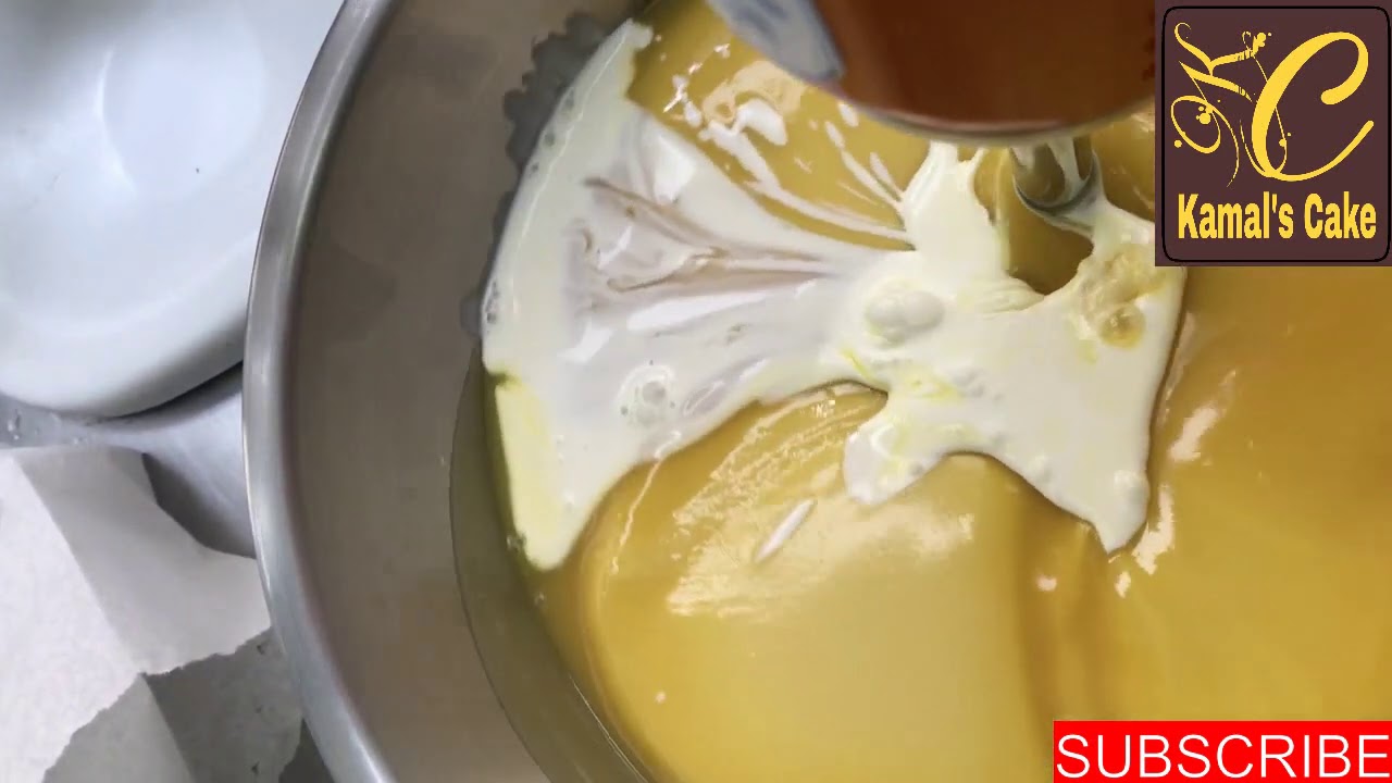 Passion Fruit and White Chocolate Namelaka !! Kamal's Cake - YouTube