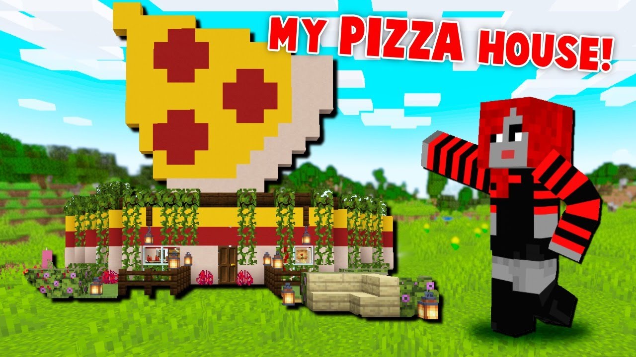 PIZZA HOUSE IN MINECRAFT! - YouTube