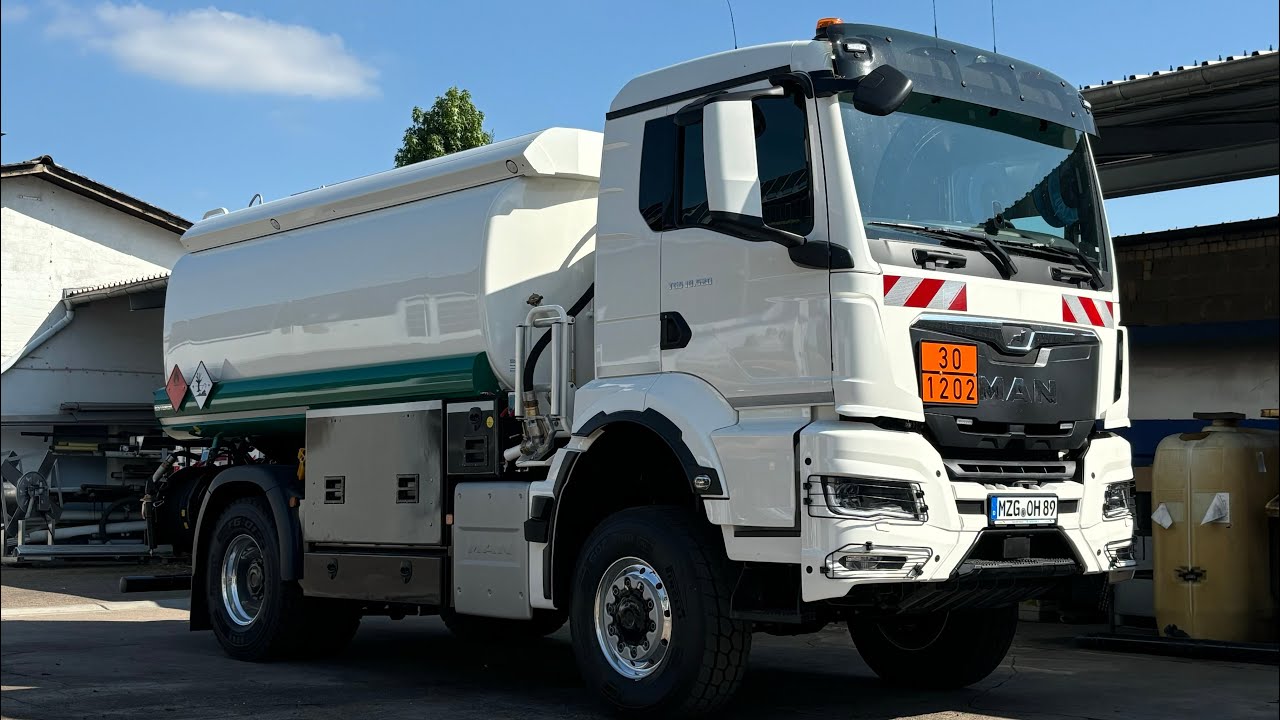 MAN TGS 18.520 4x4 Esterer Tankfahrzeug #truck #mantrucks #tankwagen ...