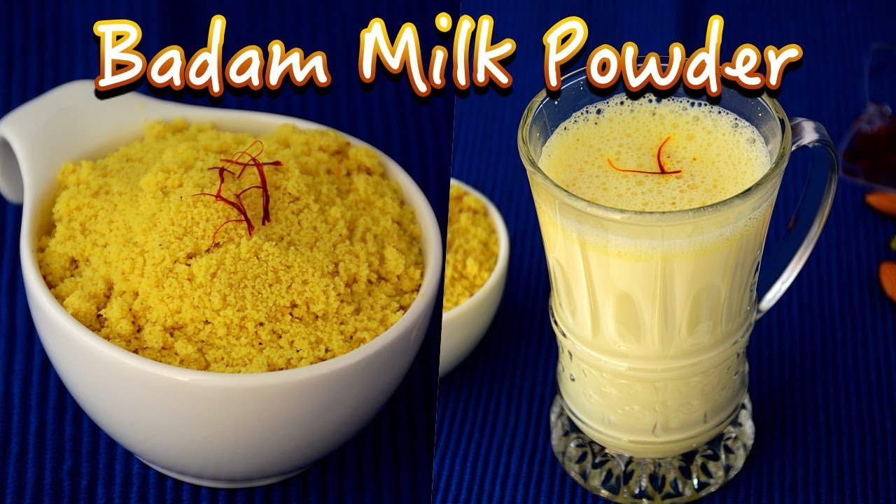 Instant Badam Milk Powder | Instant Badam milk | Almond flavored milk ...