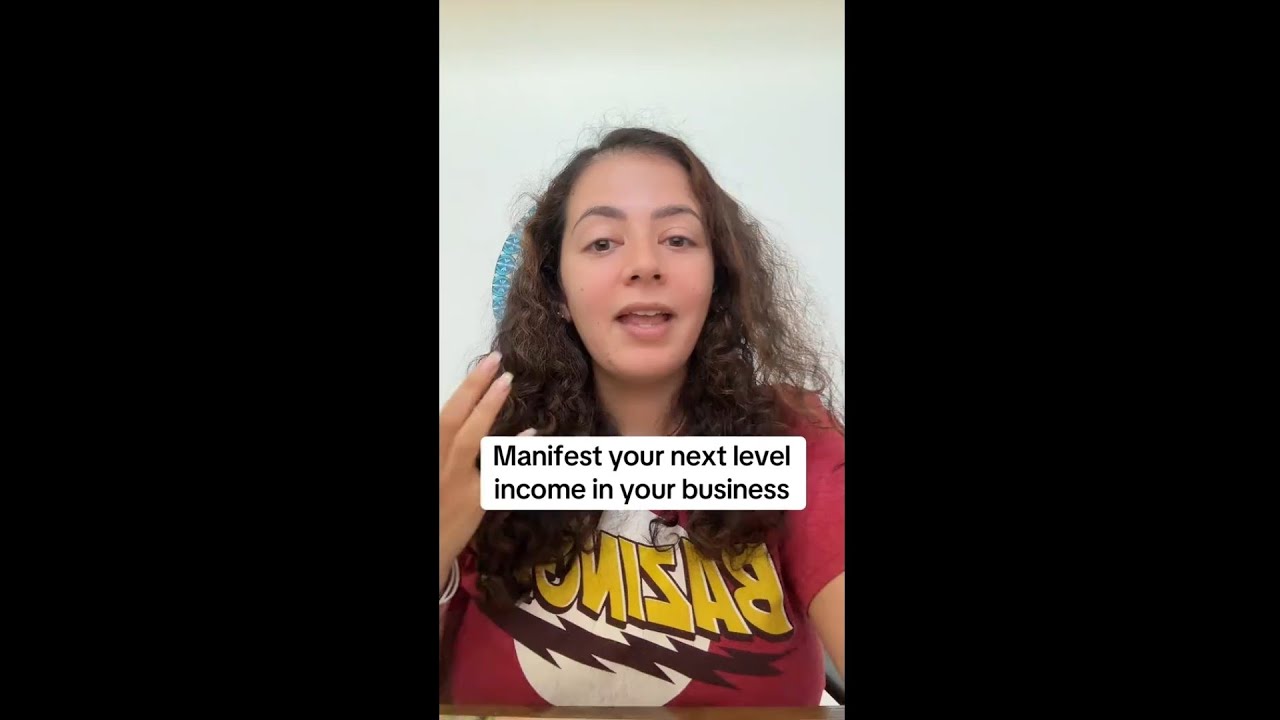 Manifest your next level income in your business - YouTube
