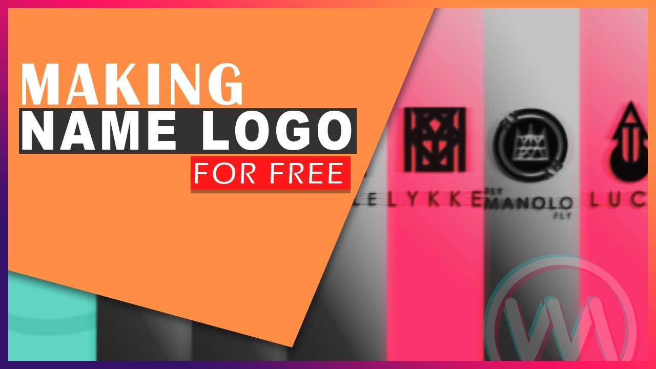 How I Create Name Logo Design Challenge | Name Logo Compilation by VM ...