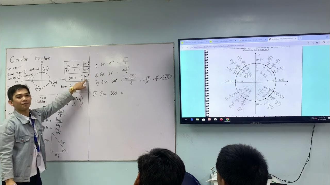 The Circular Function / Trigonometric Functions - YouTube