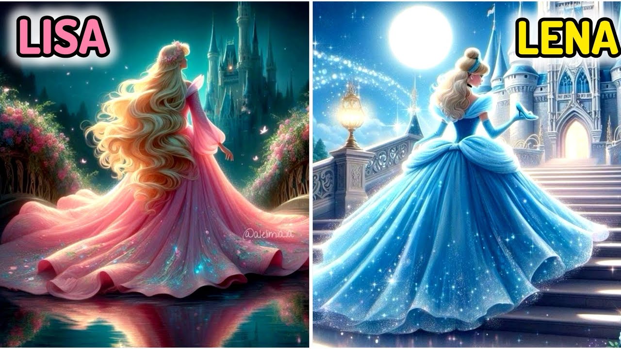 Lisa Or Lena🩷🩵• [ Disney princesses] princess, gown, dress#lisalena# ...