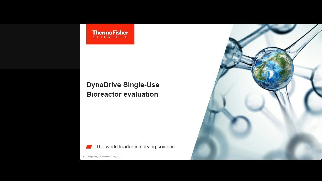 Webinar: How DynaDrive Single-Use Bioreactors Enable Robust Scale-Up ...