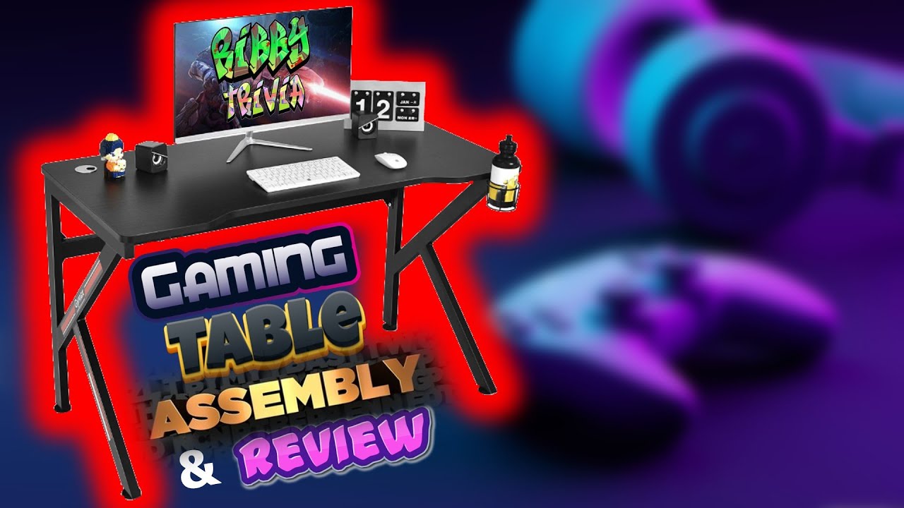 Generic Gaming Table Assembly & Review - YouTube