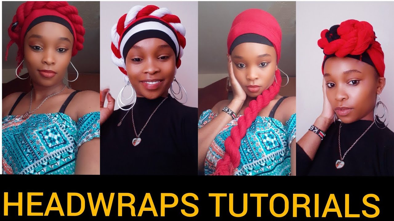 EASY HEADWRAPS TUTORIAL PART 1 ||TURBAN||BLENDED SCARF. - YouTube