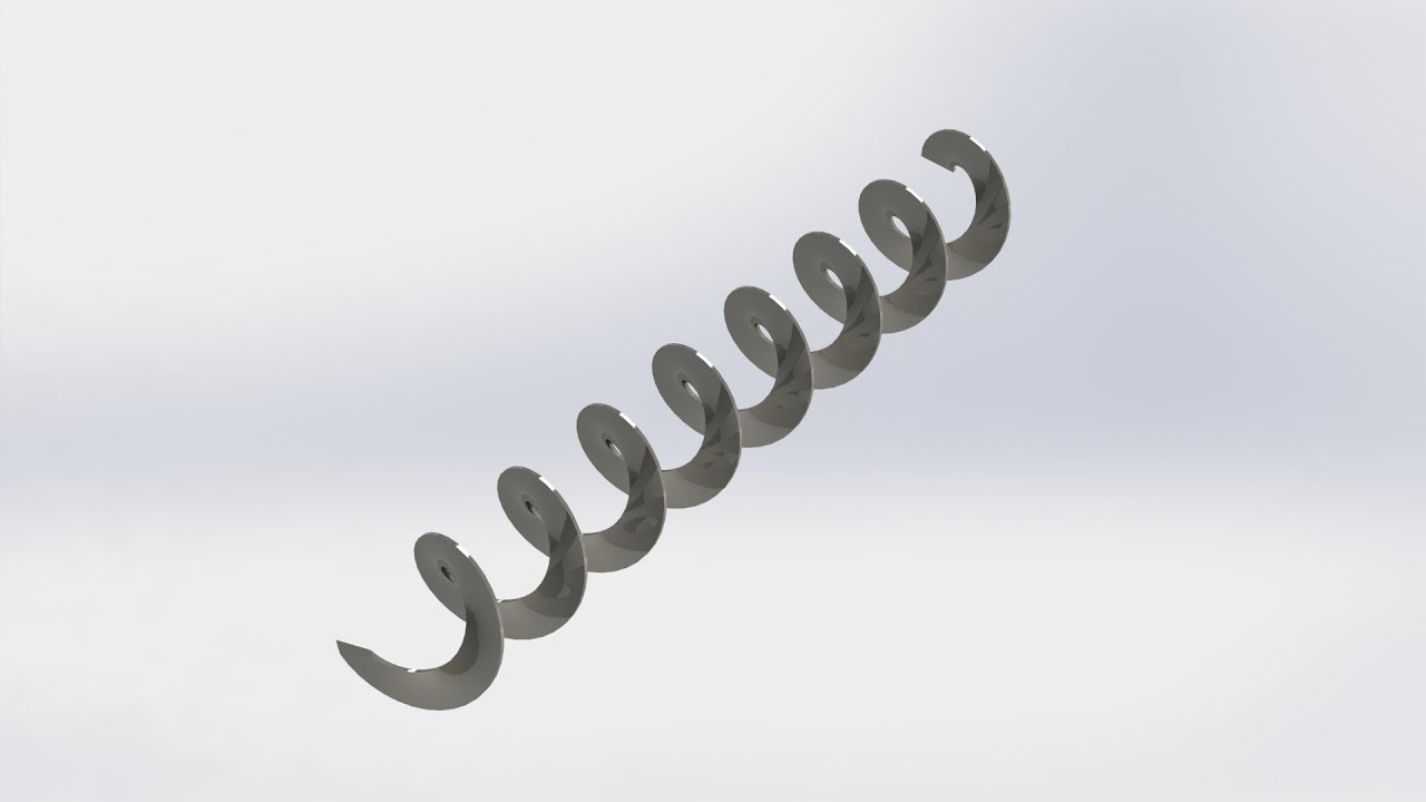 Solidworks 2020 Helezon & Yay & Spiral Çizim - YouTube