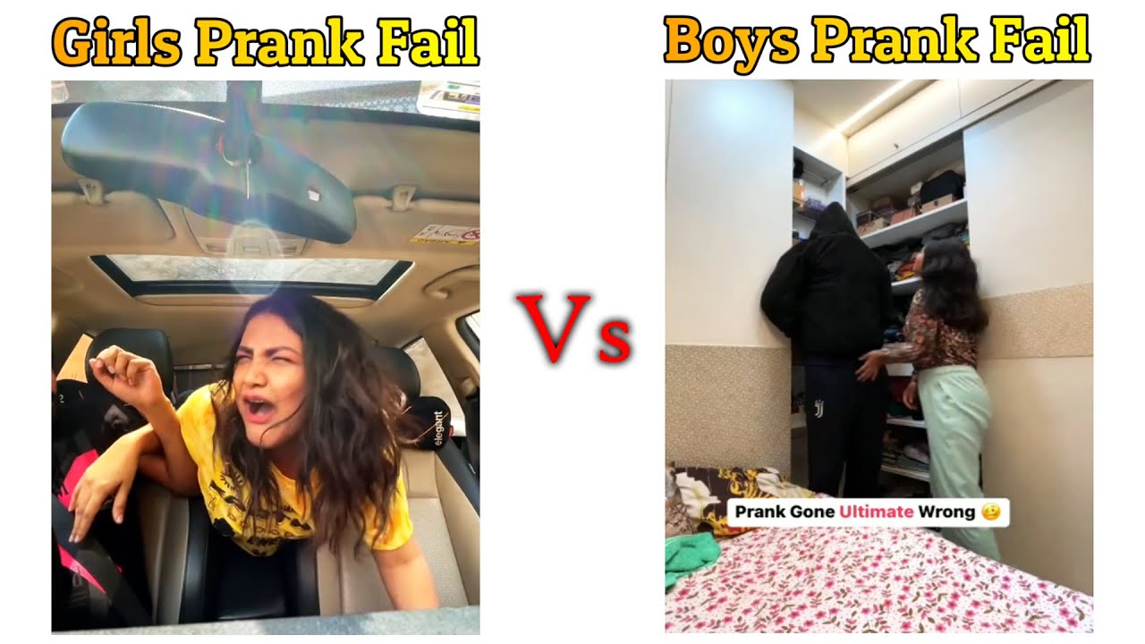 Girls Prank Fail Vs Boys Prank Fail !! Memes #viralmeme #memes - YouTube