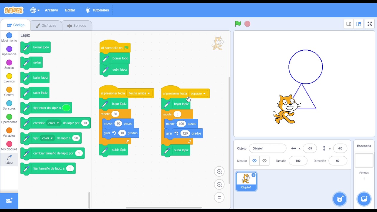 Libro Scratch Nivel 1 04 Formas Geométricas - YouTube