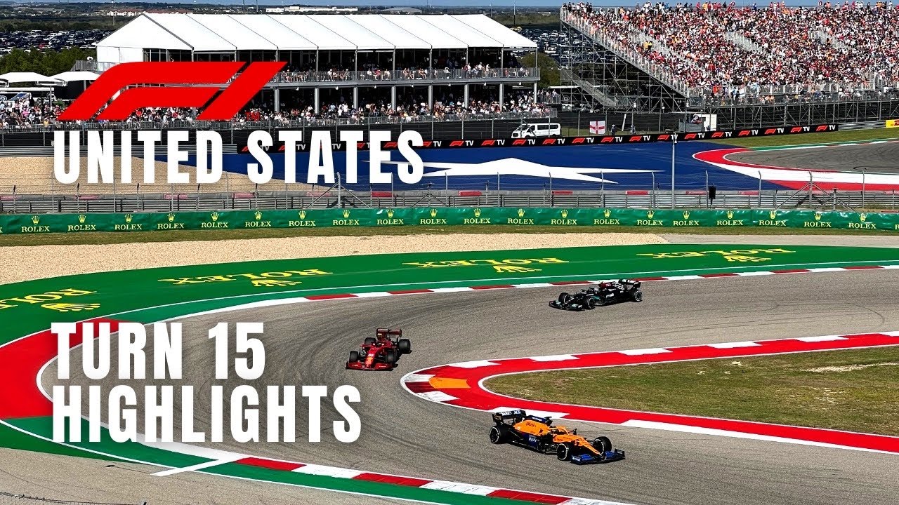 2021 F1 U.S. Grand Prix | Highlights from Turn 15 Grandstand Top Row ...