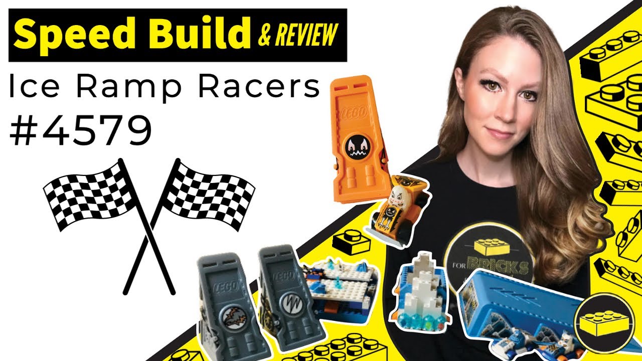 LEGO® Racers Set 4579 Ice Ramp Racers + Xalax Racers Speed Build and ...