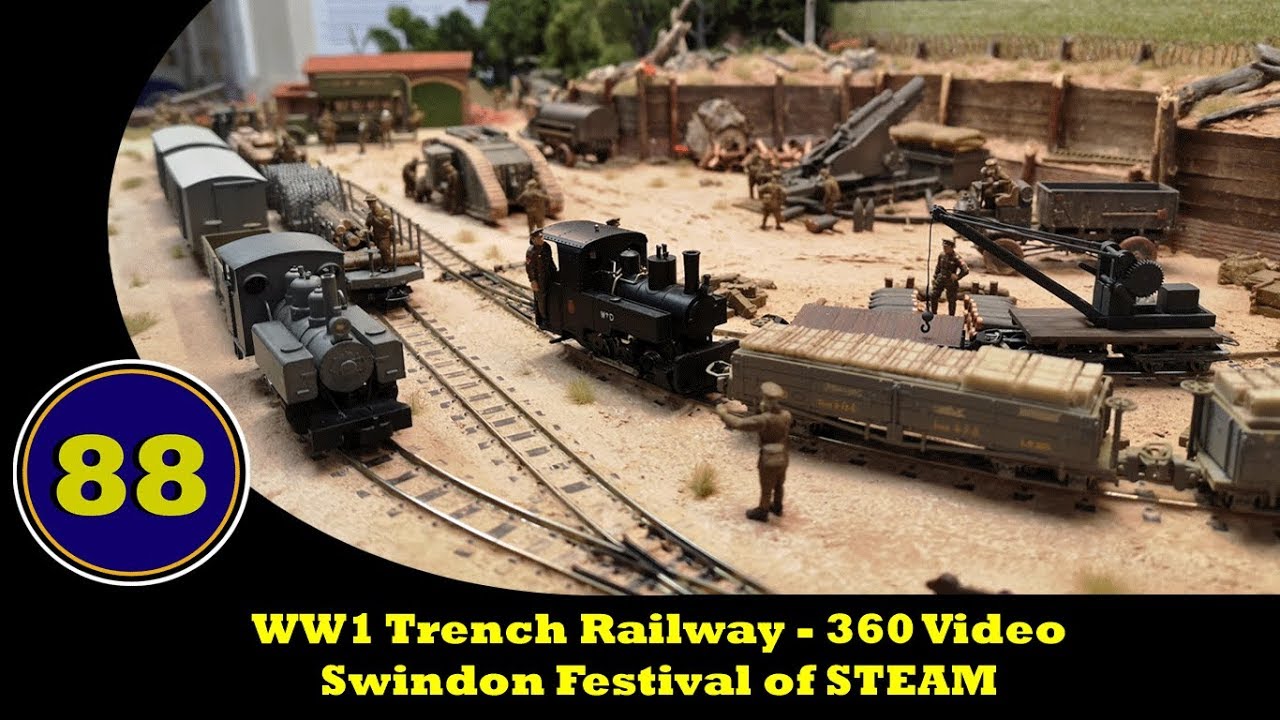 Amiens 1918 - WW1 Trench Railway (360 Video) - Swindon Model Railway ...