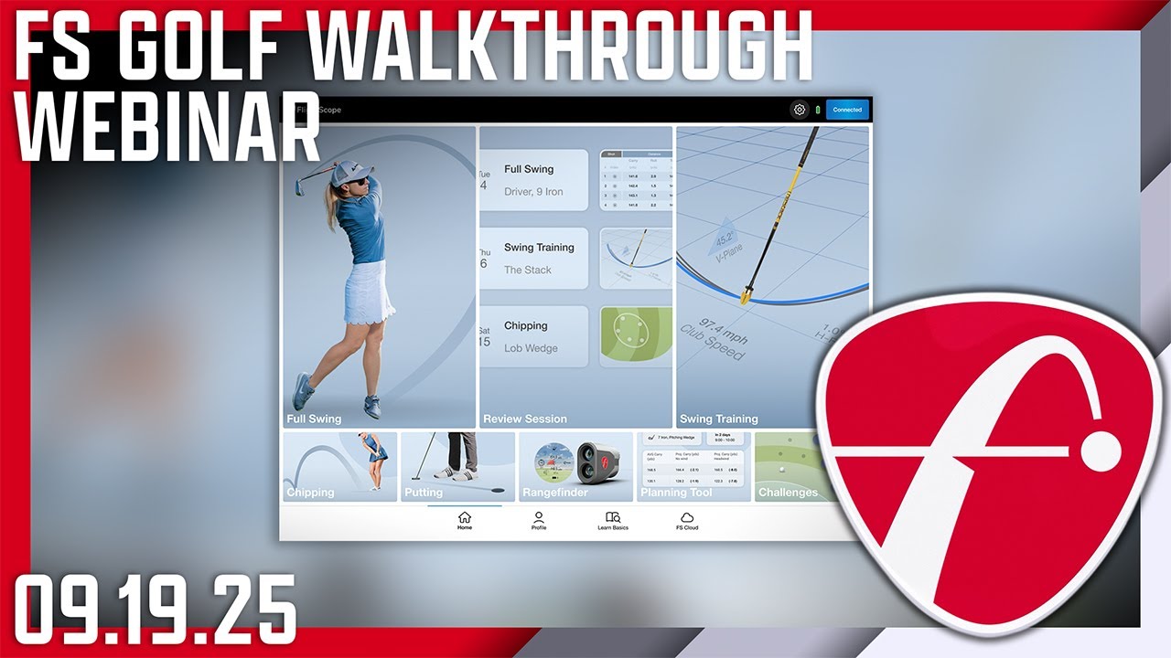 FS Golf App Walkthrough Webinar - YouTube