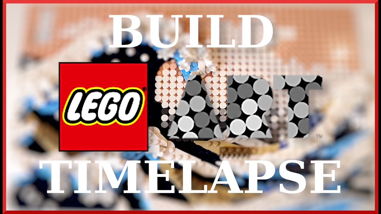 "Hokusai – The Great Wave" - LEGO Art Set Build Timelapse - YouTube