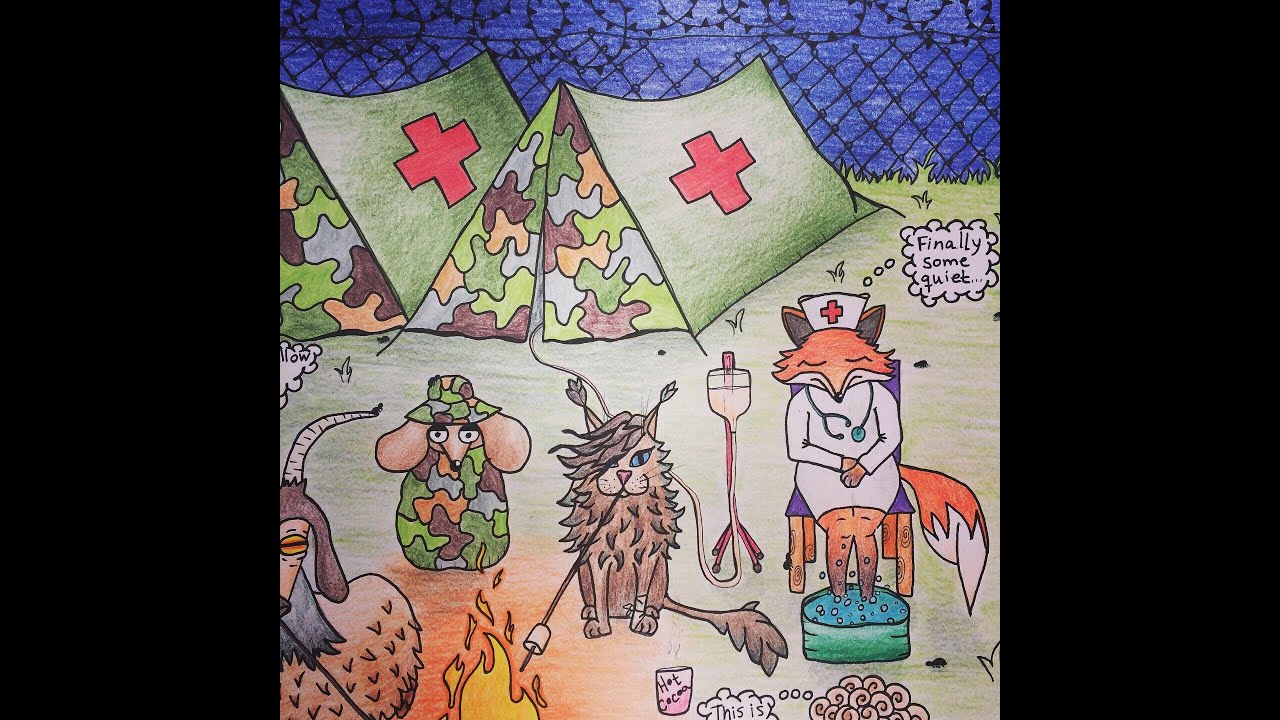 Cartoon Series Chapter 9 "Bonfire & Healing" - YouTube