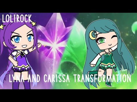 Lyna and carissa Transformation | Lolirock transformation | Gacha transformation