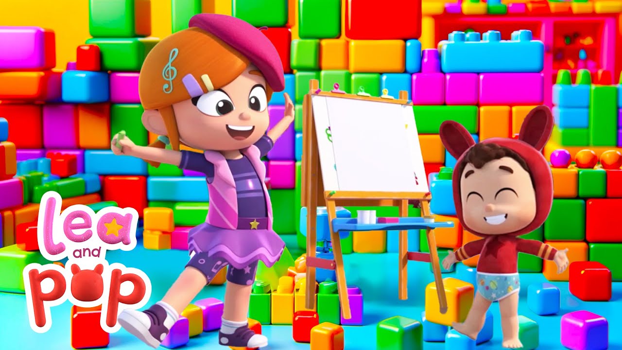 Learning to draw? Lea & Pop are here to Help | Nursery Rhymes for ...