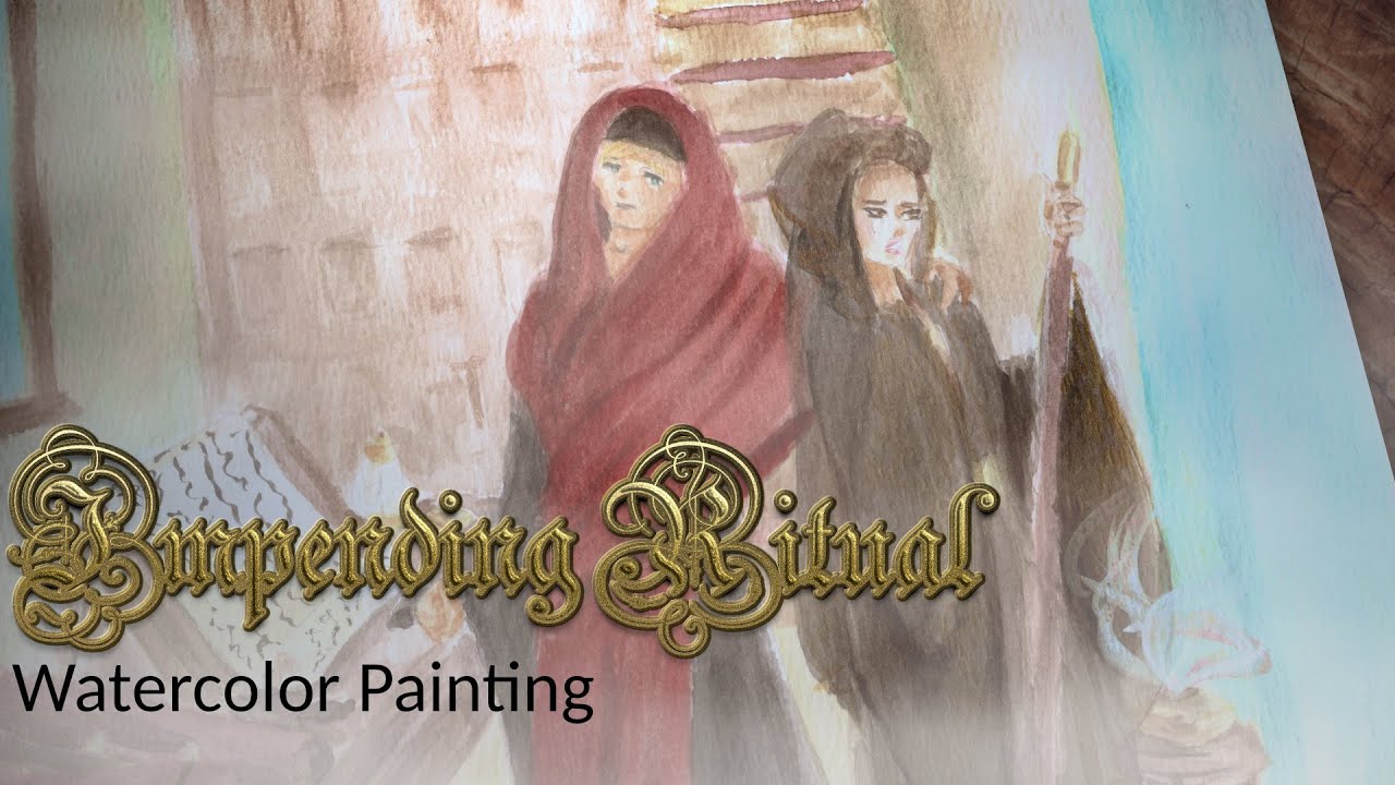 Watercolor Painting - Impending Ritual - YouTube