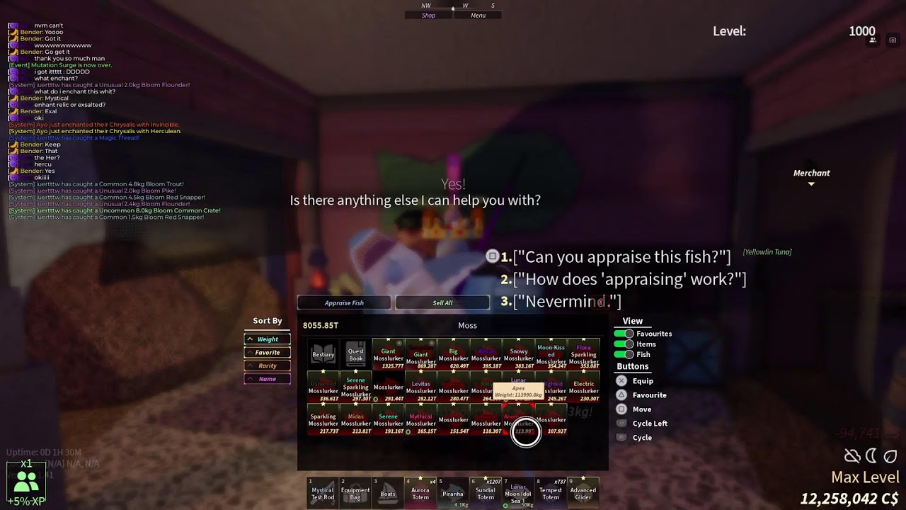 Wednesday dev item fishingfishing - YouTube