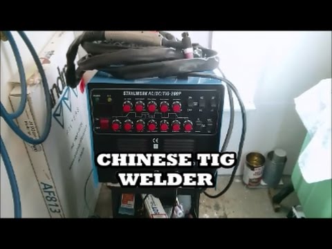 CHINESE TIG WELDER - YouTube