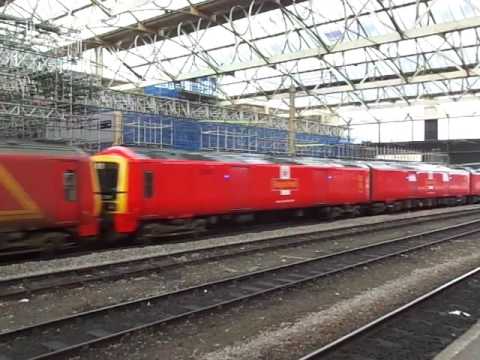 The x2 Class 325 ‘ROYAL MAIL TRAIN’ (EMU) as Both Old & New Livery was ...