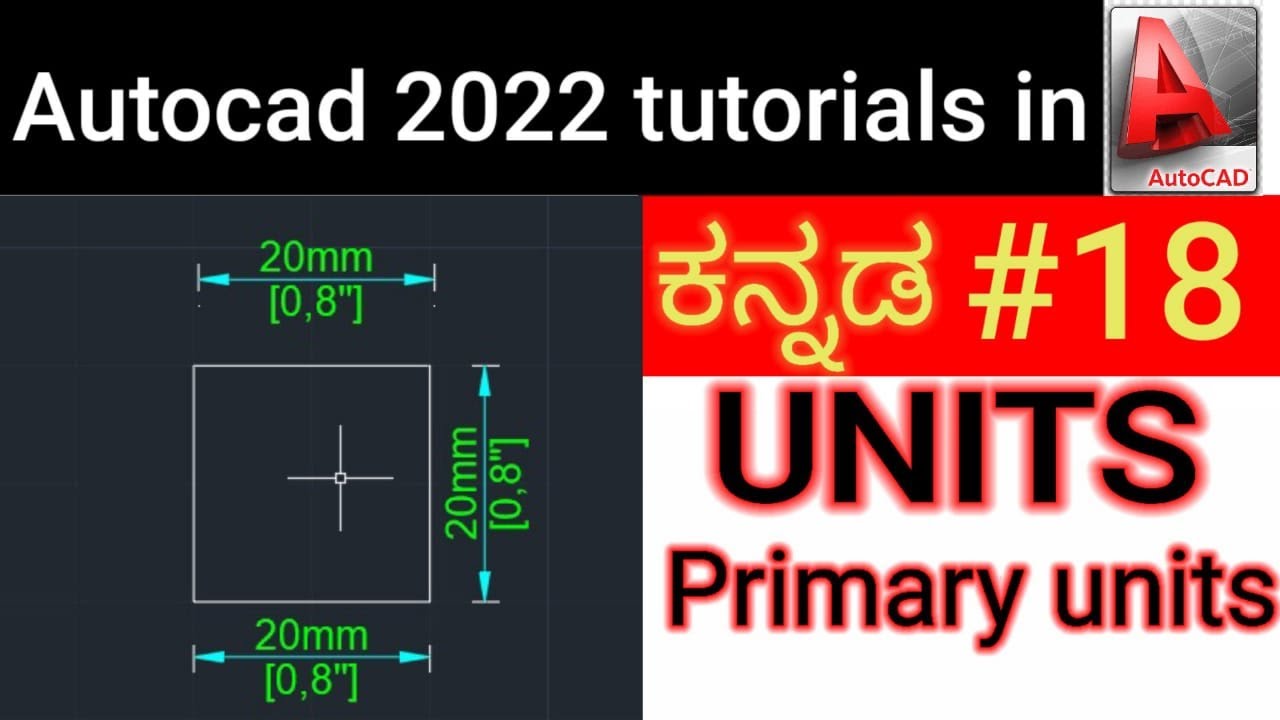 Unit Setup in Autocad/How to set units in Autocad2022/How to show both ...